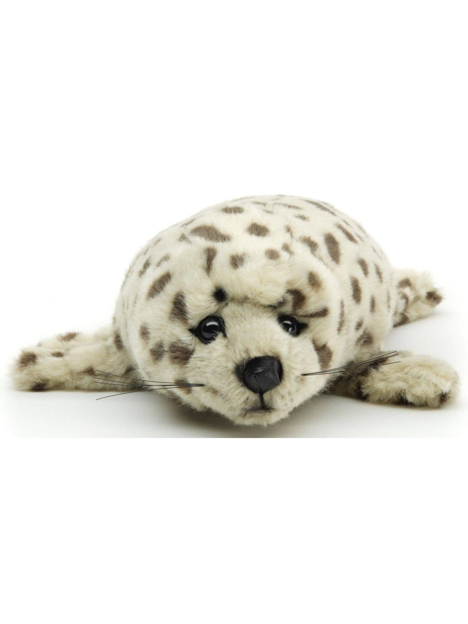 Grey-Dotted Seal Plush – Bearly